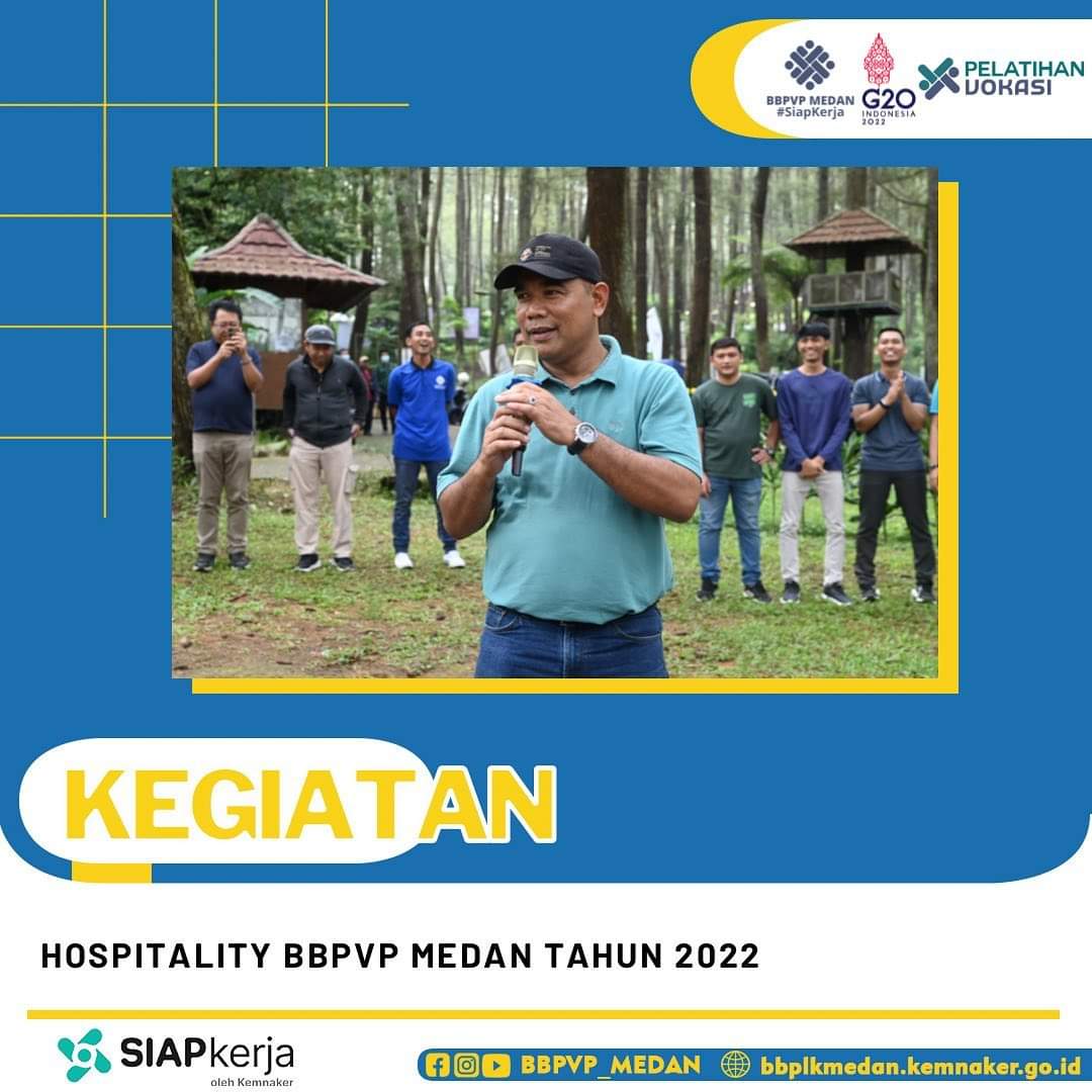 Kegiatan Hospitality Bbpvp Medan Bbpvp Medan