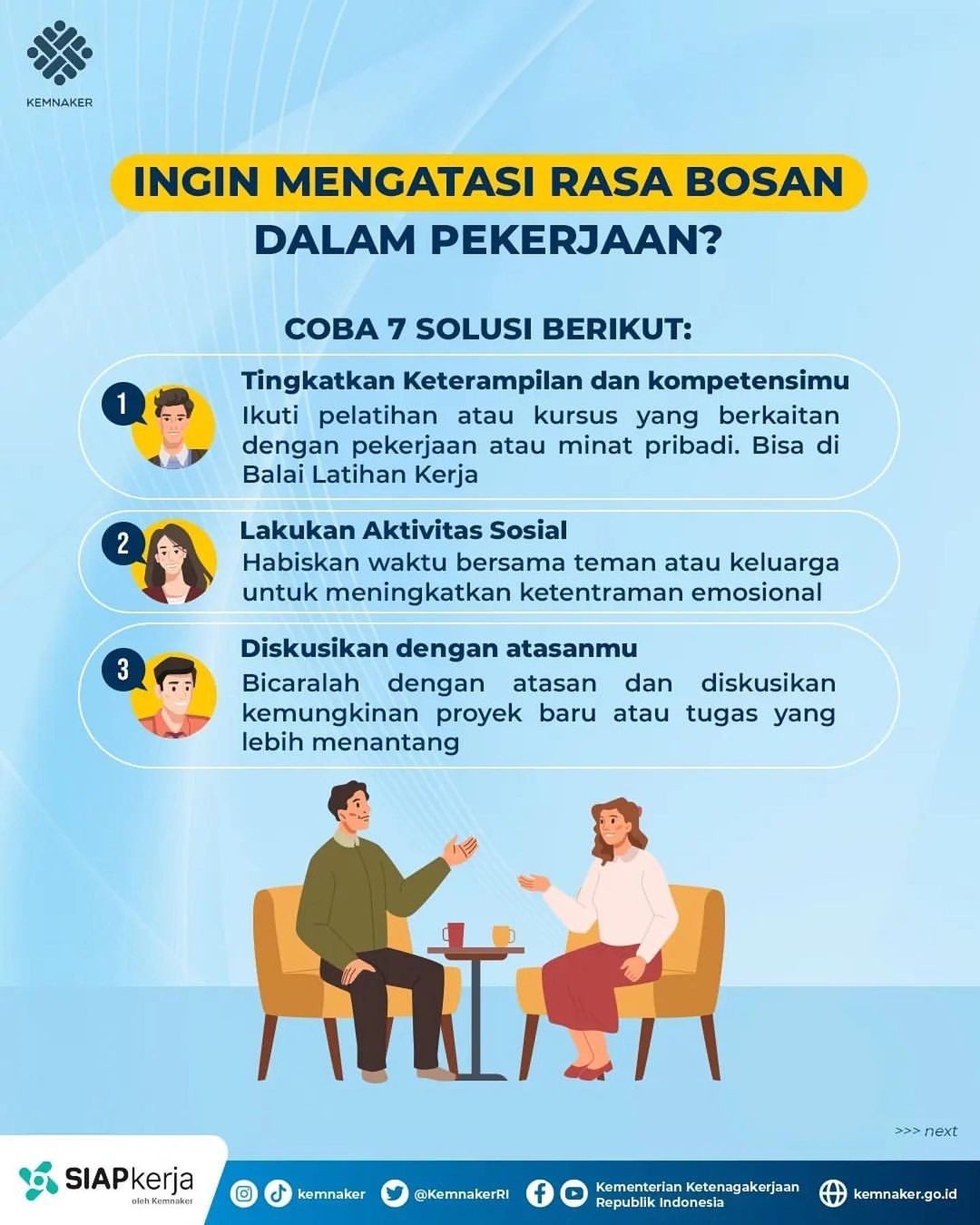 Ingin Mengatasi Rasa Bosan Dalam Pekerjaan? – BBPVP MEDAN