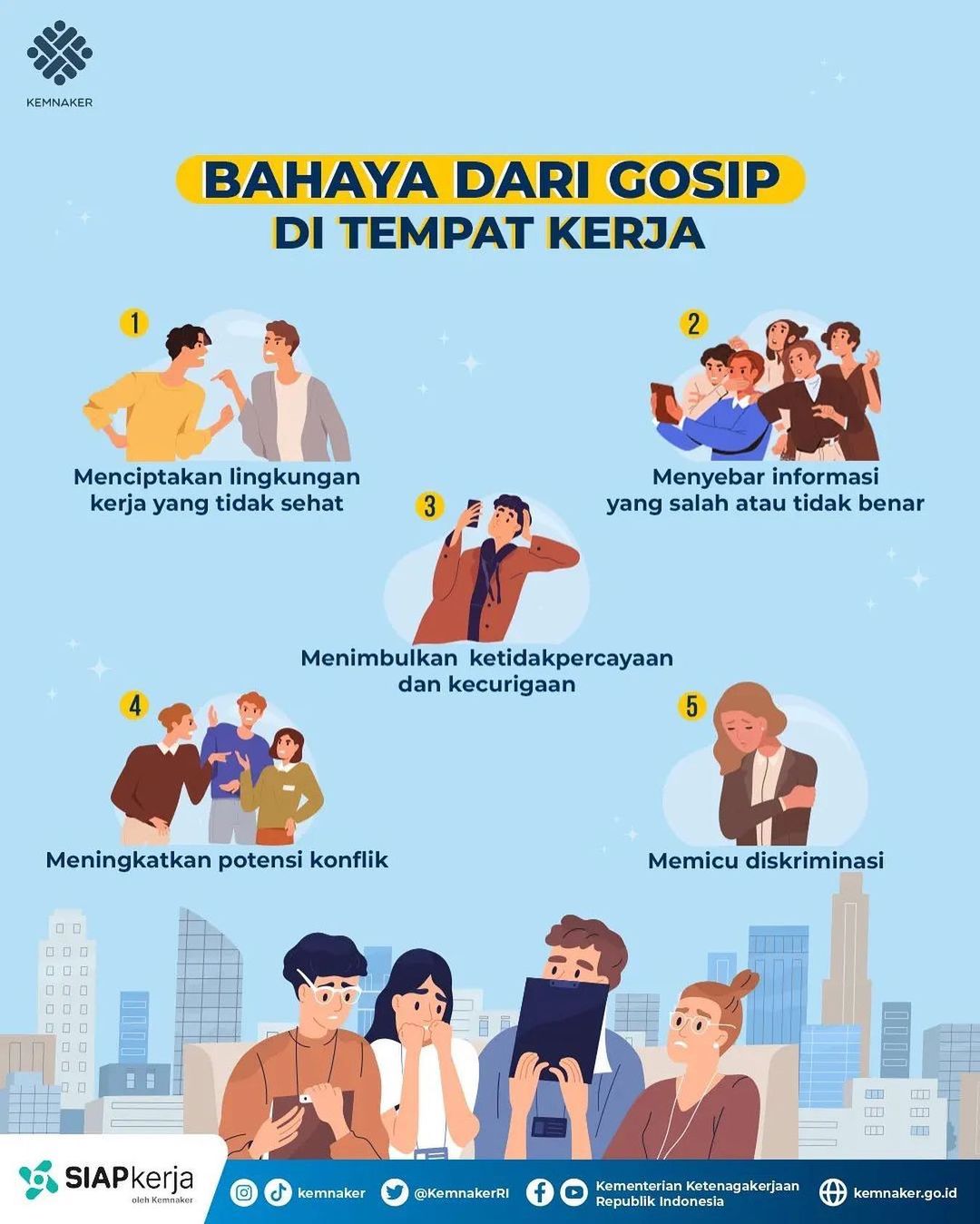 BAHAYA DARI GOSIP DITEMPAT KERJA – BBPVP MEDAN