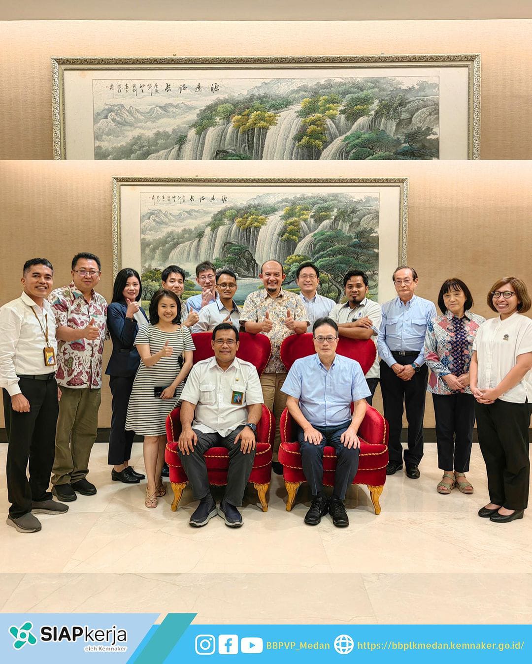 Kunjungan President Direktor of Hinode Medical Welfare – BBPVP MEDAN
