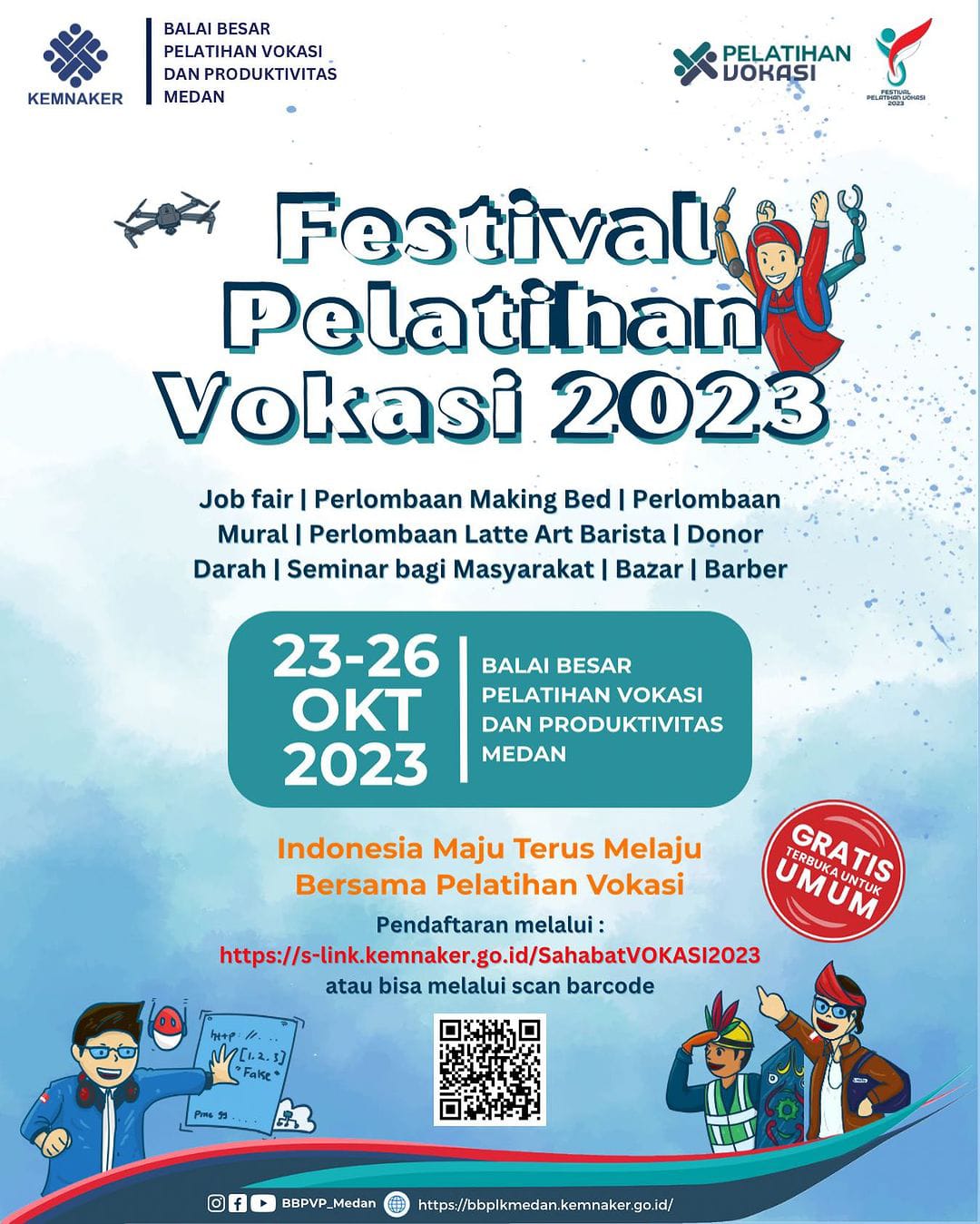 Festival Pelatihan Vokasi 2023 – BBPVP MEDAN